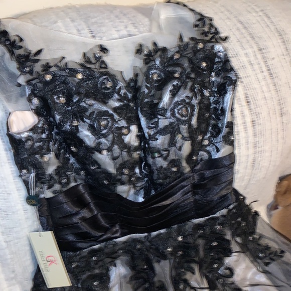 Grace Karin | Dresses | Nwt Wednesday Adams Vibe Prom Fancy Black Dress ...